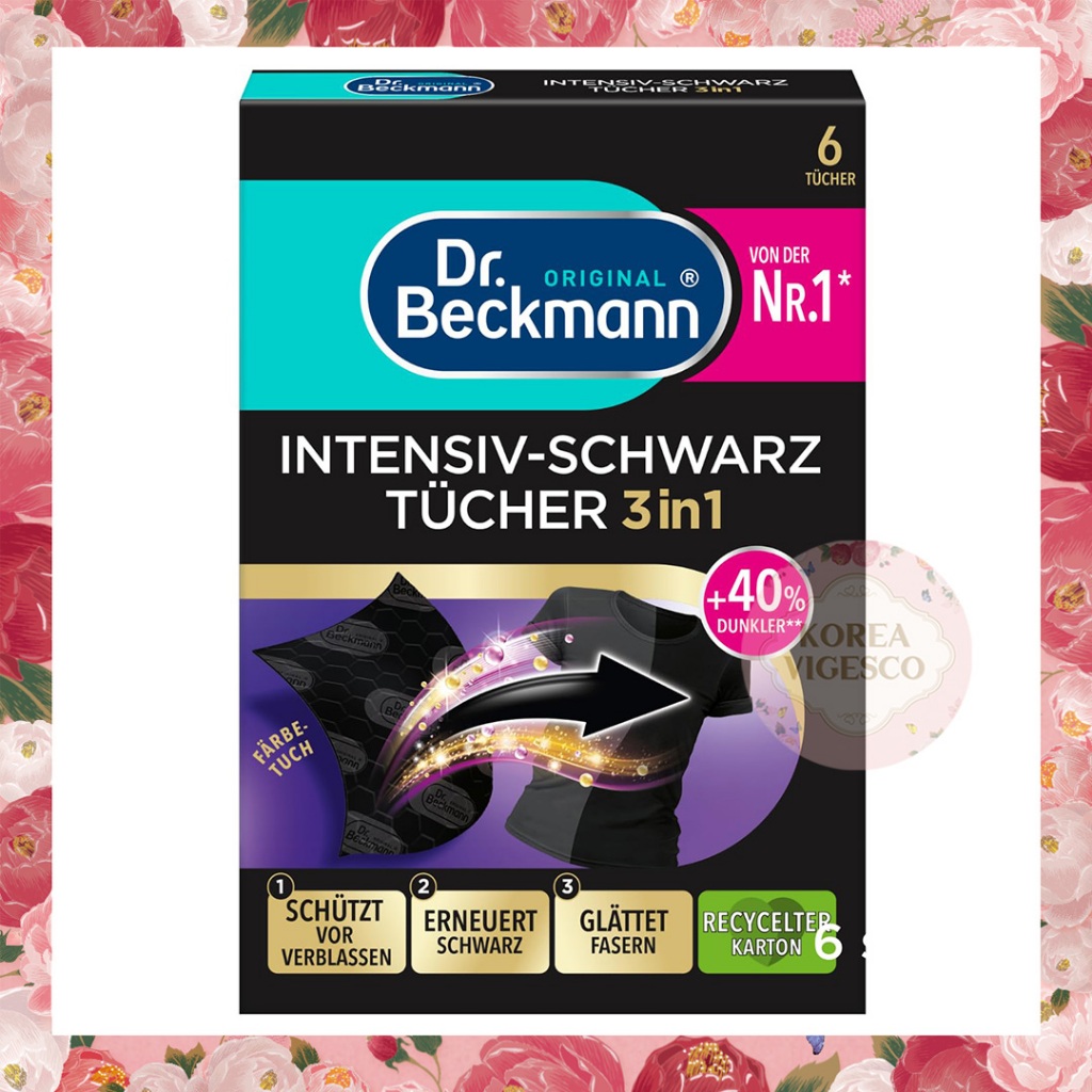 [Dr Beckmann] Black Colour & Fiber Refresh 3in1 / Intensive black ...