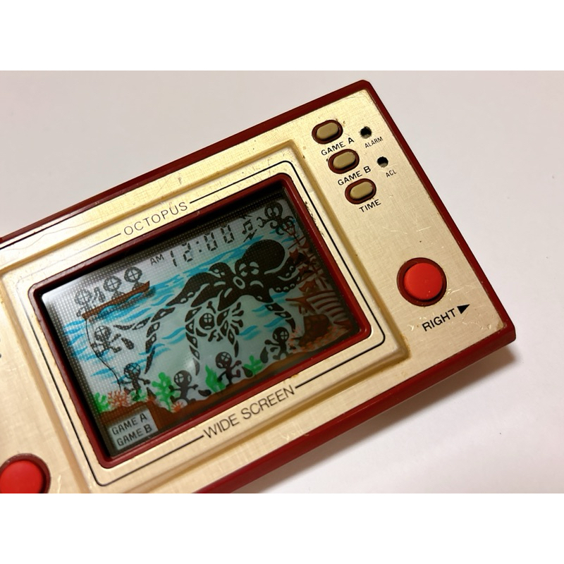 NINTENDO GAME AND & WATCH Octopus Wide Screen1981 Direct From Japan ...