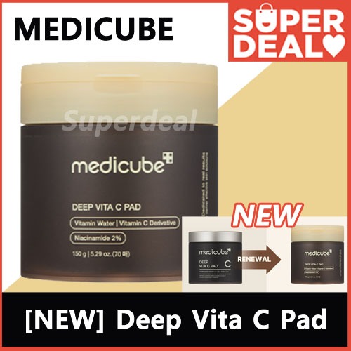 [New One-Touch Pad] MEDICUBE Deep Vita C Pad 70 Pads | Shopee Singapore