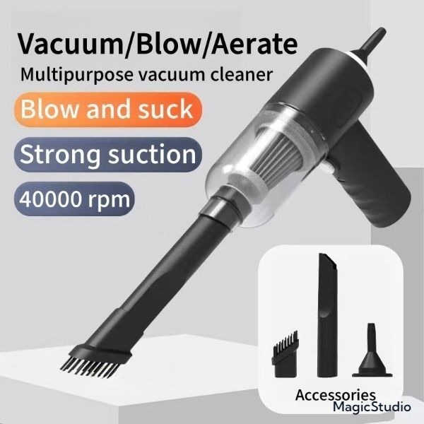 9900PA Mini Cordless Vacuum Cleaner Rechargeable & Portable Wireless ...
