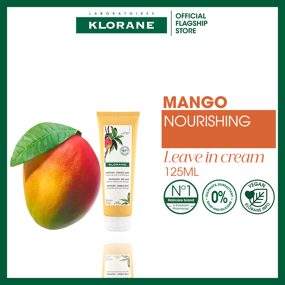 Klorane Mango Nourishing Leave in Cream 125ml | ( For dry hair ...