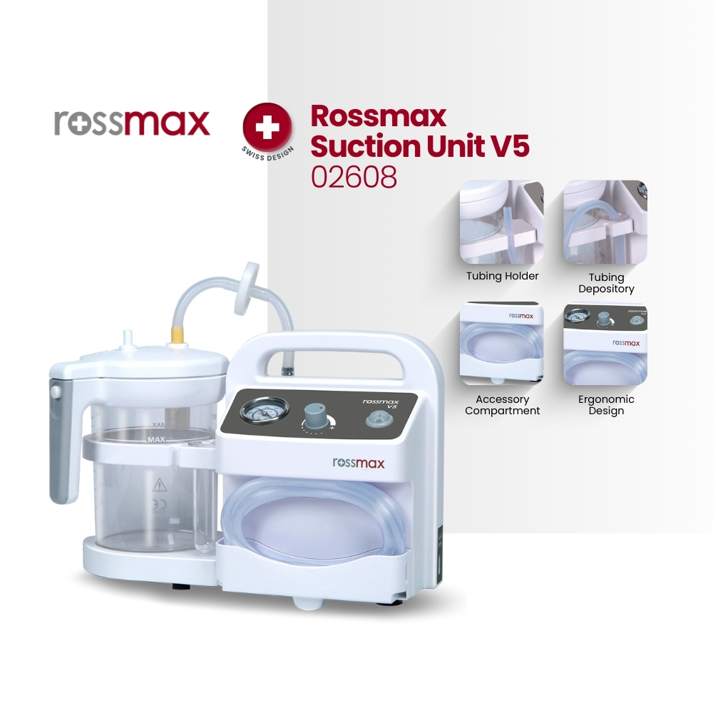 Rossmax Suction Pump V5 | Phlegm Suction Nasal & Mouth Power ...