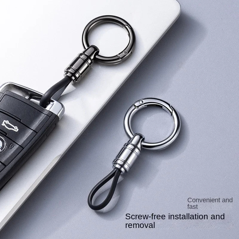 Car Motorcycle Keychain Hook 360 degree Rotatable Safety Anti-loss Key ...