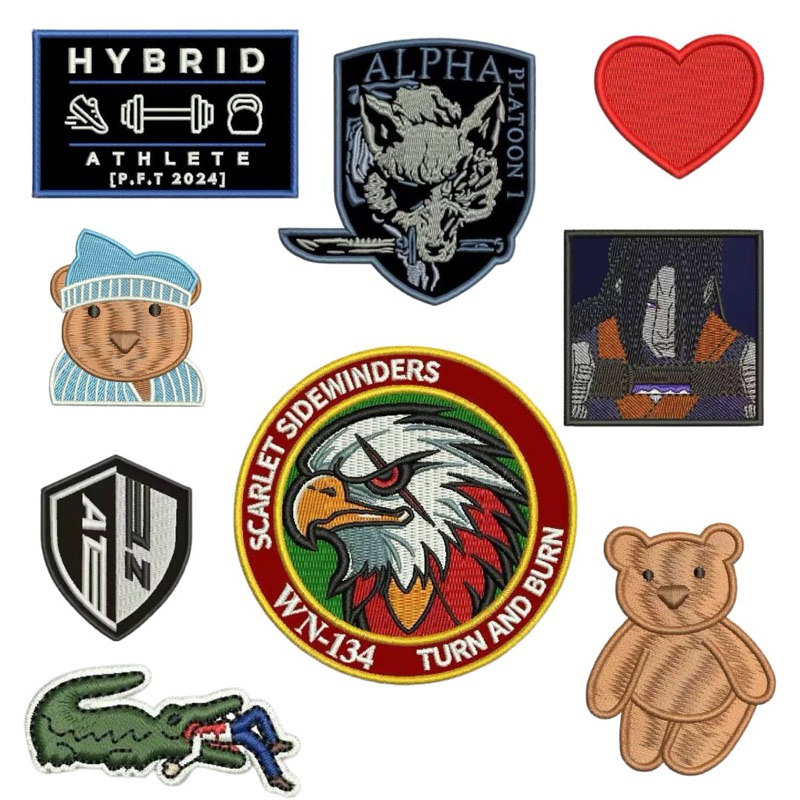 Custom Embriodery Patch | Iron On Velcro Woven Patches | Customized ...