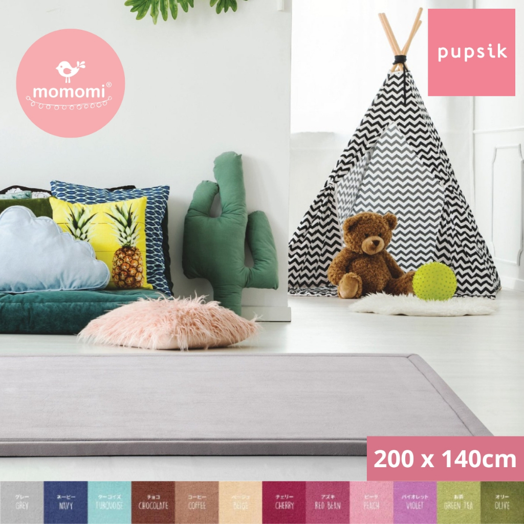 Momomi® Mat, 200x140cm / Playpen Playmat (3 Colors) | Shopee Singapore