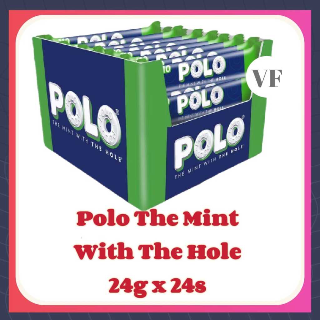 Polo The Mint With The Hole Pressed Sugar Confectionery 24s x 24g ...