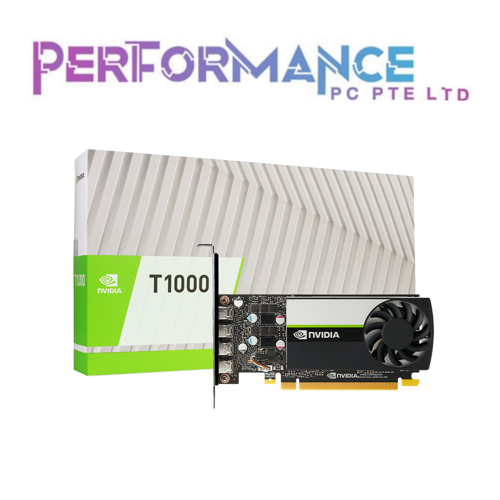 NVIDIA RTX T1000 (TURING) 8GB / 4GB GDDR6 GRAPHICS CARD (3 YEARS ...