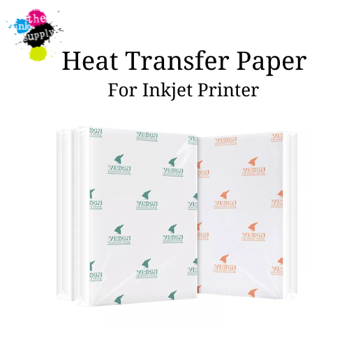[20pcs] A4 Heat Transfer Sticker Paper Dark or Light Colored Cotton ...