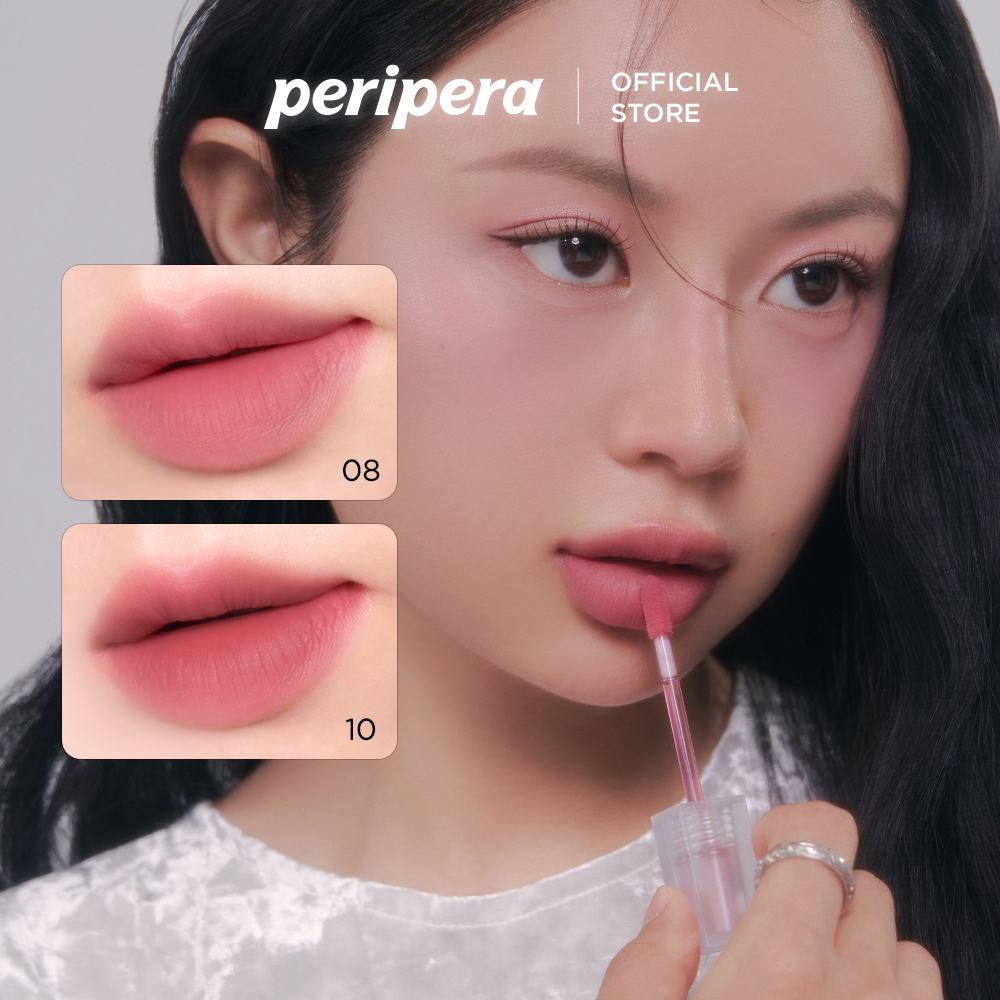 [PERIPERA] Over Blur Tint | Lip tint 7 Colors | Matte Finish | Blur Lip tint | Over lip | Shopee ...
