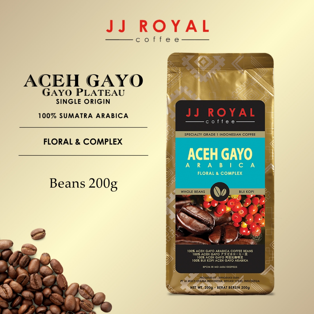 JJ Royal Coffee | Aceh Gayo 100% Single Origin Arabica Coffee (Whole ...