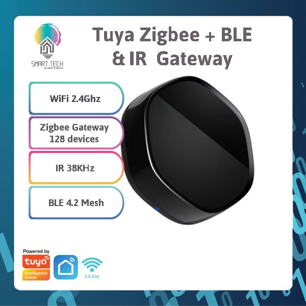 Smart Tech Tuya Zigbee Smart Gateway hub 3 In 1 Multimodal IR Remote ...