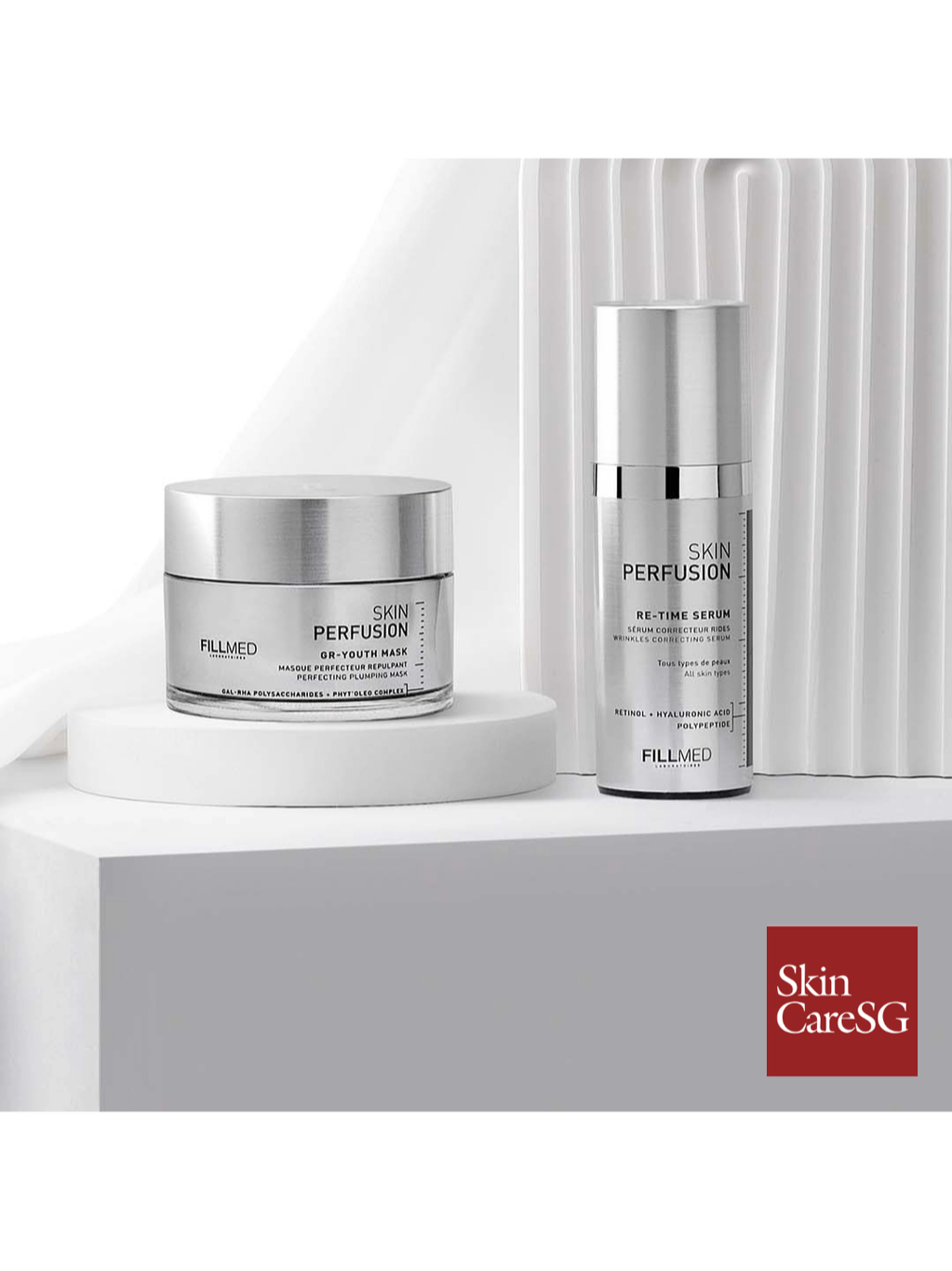 FILLMED Skin Perfusion Anti-Aging Set (GR Youth Mask & Re-Time Serum ...