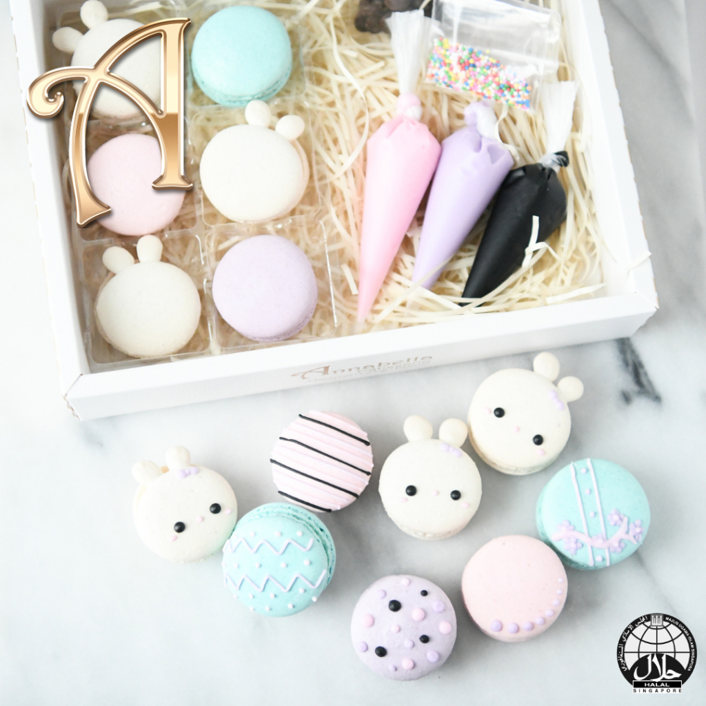 DIY Little Bunny Macarons Set | Halal Certified | Shopee Singapore