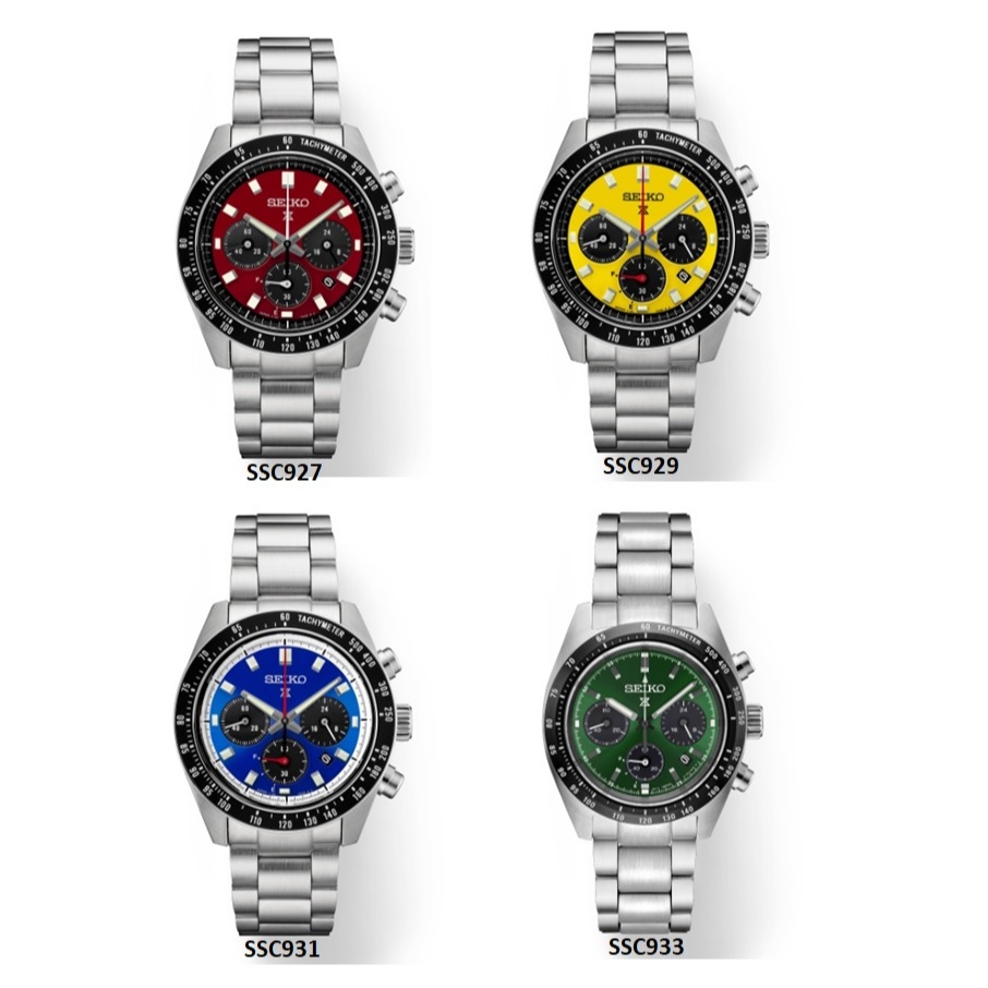 [Watchwagon] Seiko Prospex Speedtimer SSC927 SSC929 SSC931 SSC933 Solar ...