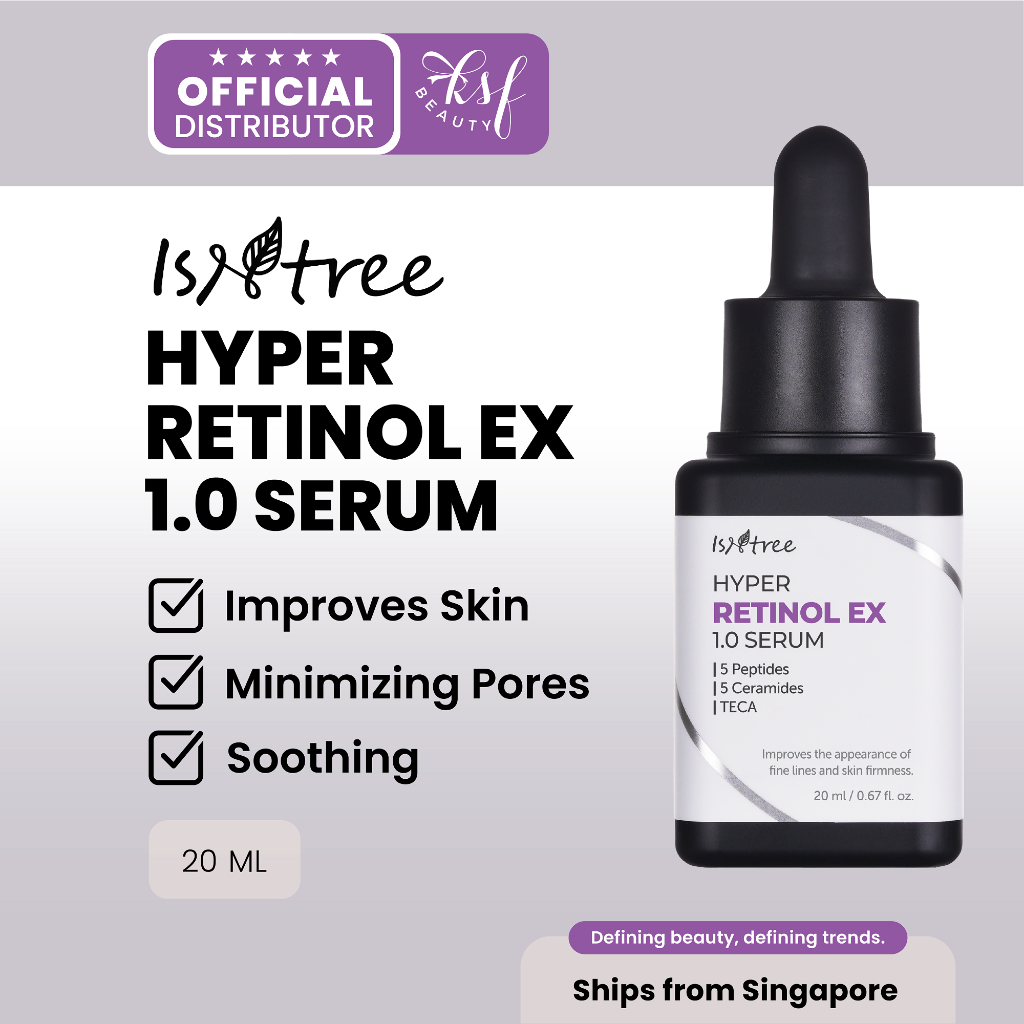 Isntree Hyper Retinol Ex 1.0 Serum (20ml) - Anti-Aging Powerhouse | Shopee Singapore