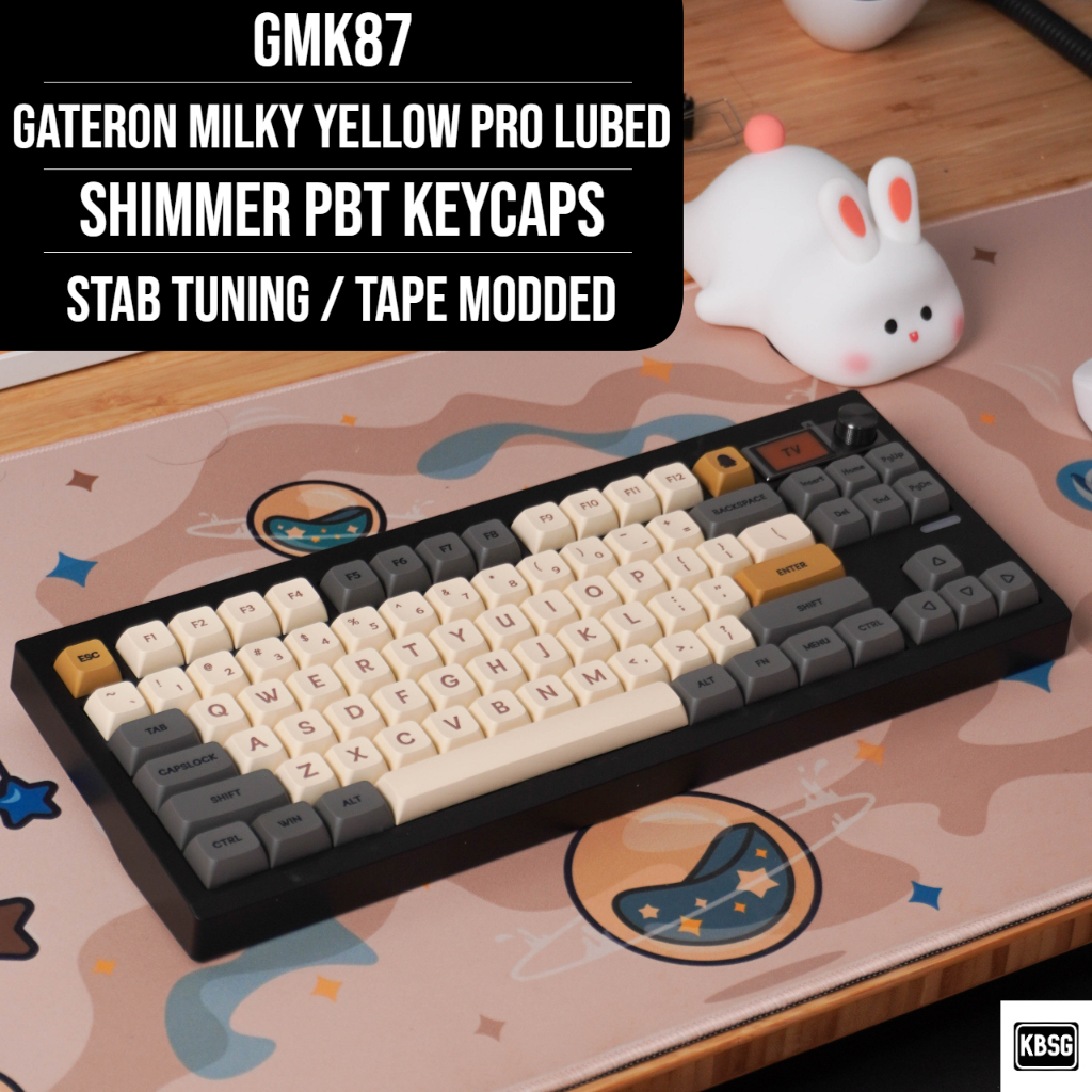 GMK87 THOCKY Custom Keyboard Build Shimmer XDA profile, Gateron Milky ...