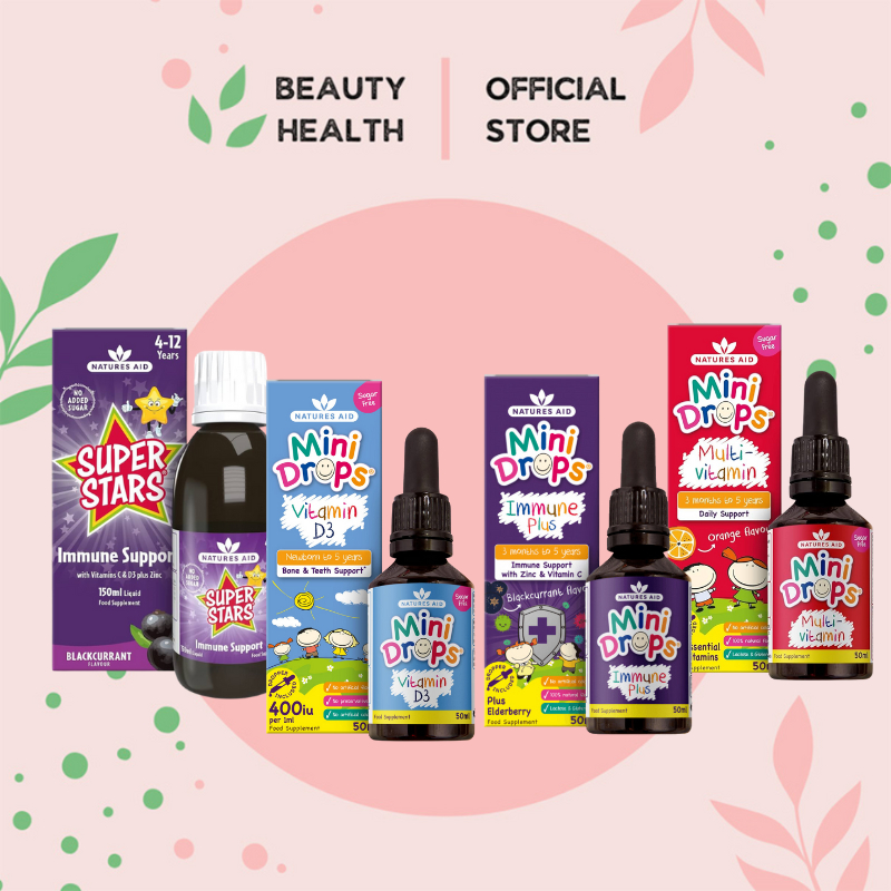 [Fast Delivery] Natures Aid Mini Drops Immune Plus | Vitamin D3 | Multi ...