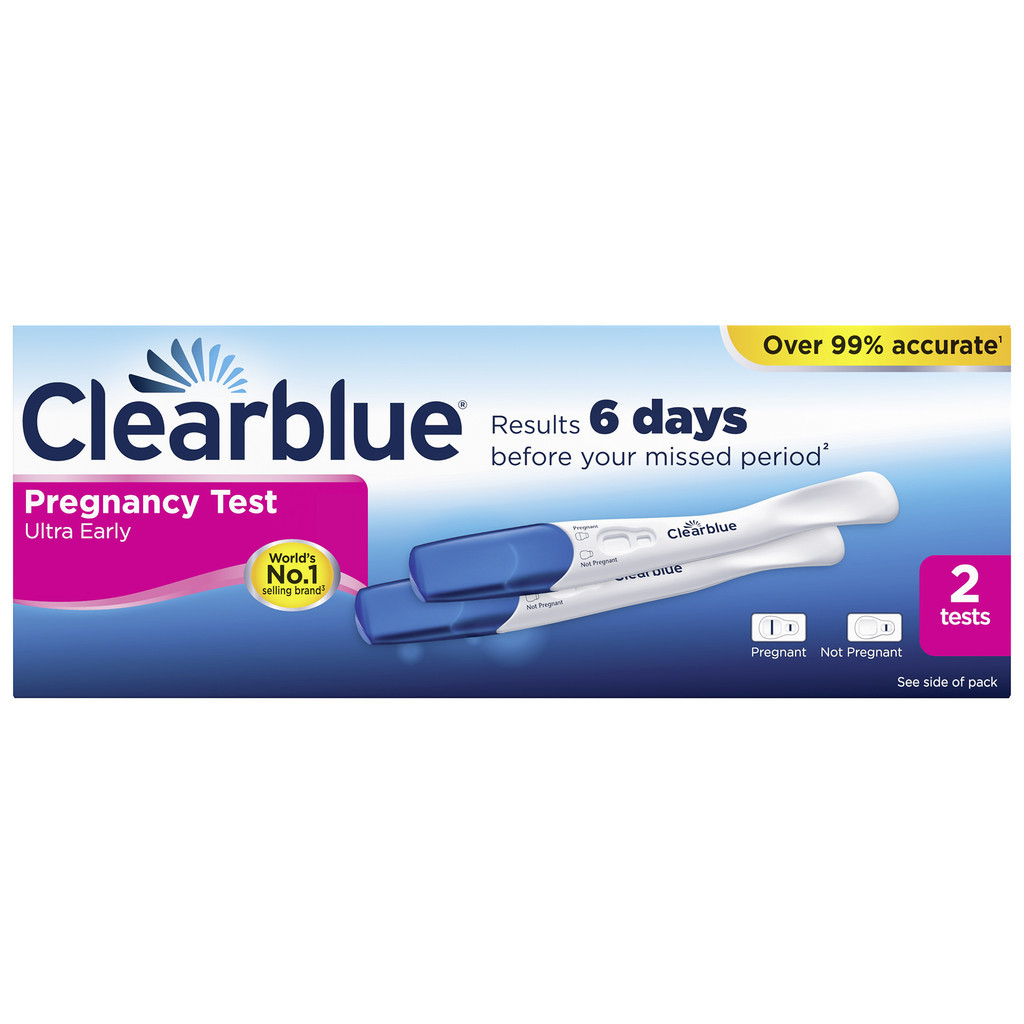 Clearblue Ultra Early Pregnancy Test (2s) | Shopee Singapore