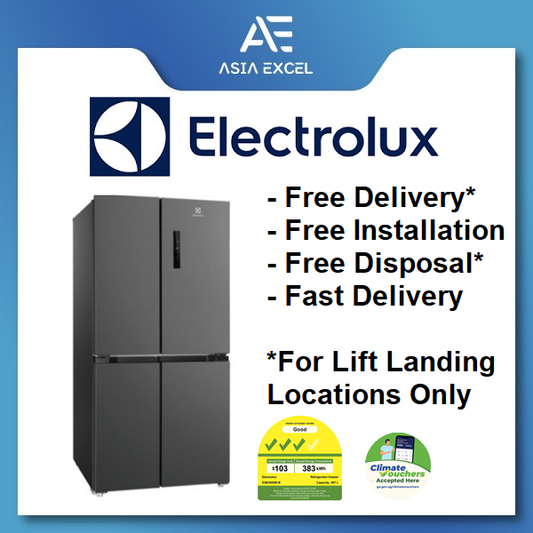 ELECTROLUX EQE4900B-B 497L ULTIMATETASTE 600 QUAD DOOR 3 TICK ...
