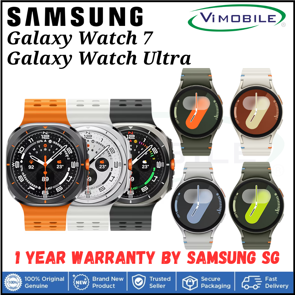 Samsung Galaxy Watch Ultra 47mm / Galaxy Watch7 40mm / Galaxy Watch 7 44mm / 1 year warranty by ...