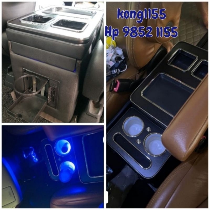 TOYOTA ESTIMA PREVIA ALPHARD WELLFIRE Center console box front rear USB ...