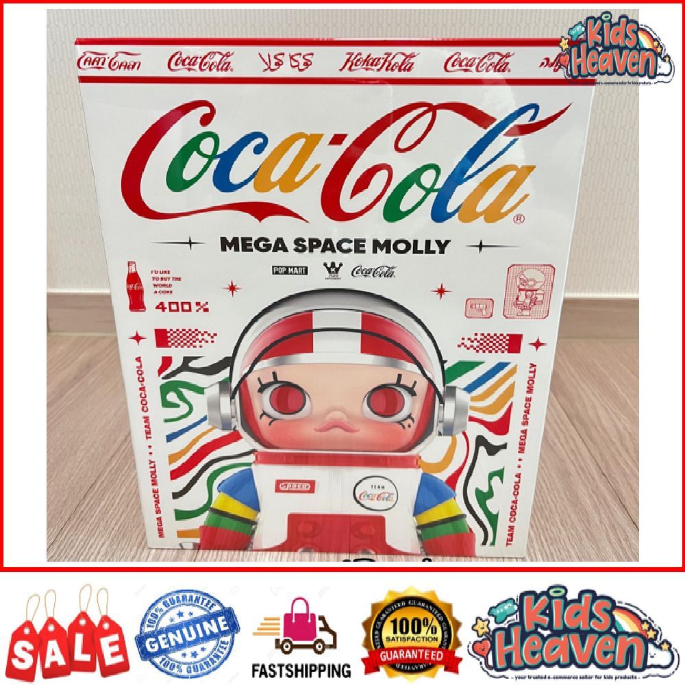 MEGA SPACE MOLLY 400% TEAM COCA-COLA (100.0% Original POP MART) | Shopee Singapore