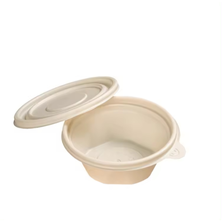 [Non-leak @ $0.19/pcs] - 45pcs of 500ml Biodegradable Disposable Round ...