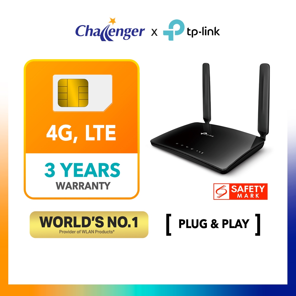 TP-Link TL-MR6400 300Mbps Wireless N 4G LTE Router | Shopee Singapore