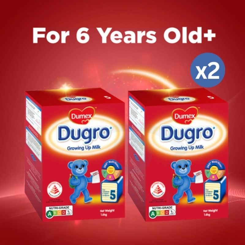 [Bundle of 2]Dumex Dugro Stage 5 1.6kg | Shopee Singapore
