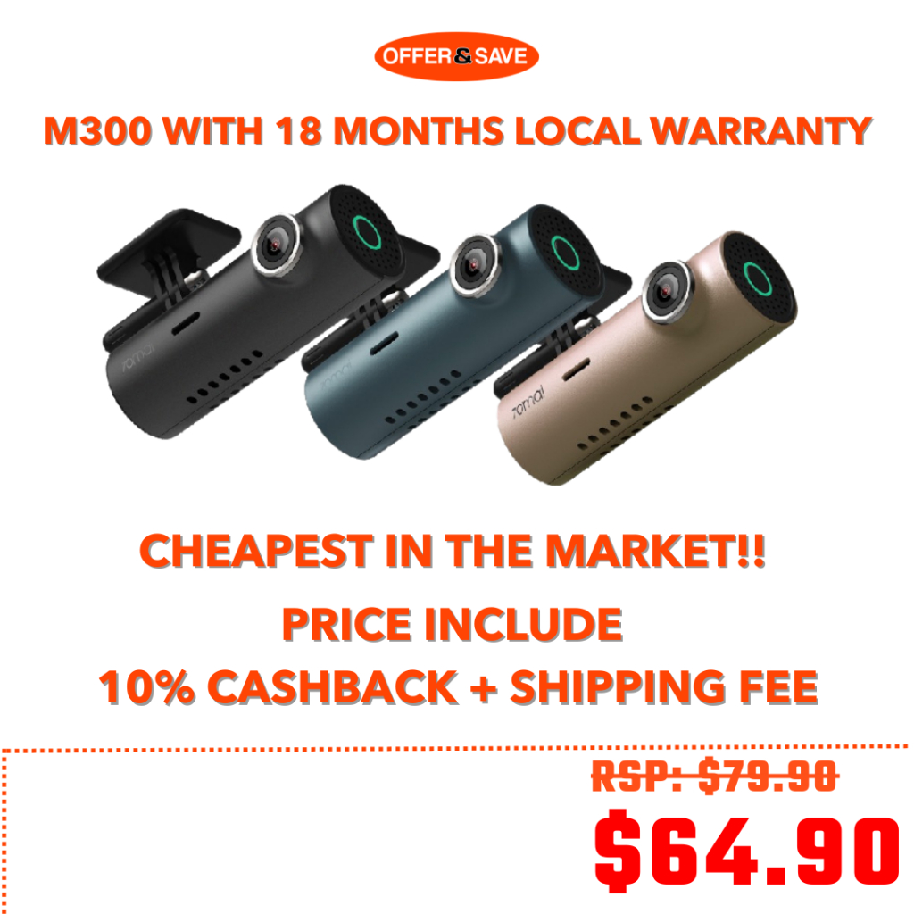 Xiaomi 70mai Smart Dash Cam A200 1S M300 Car Cam Night Vision Car ...