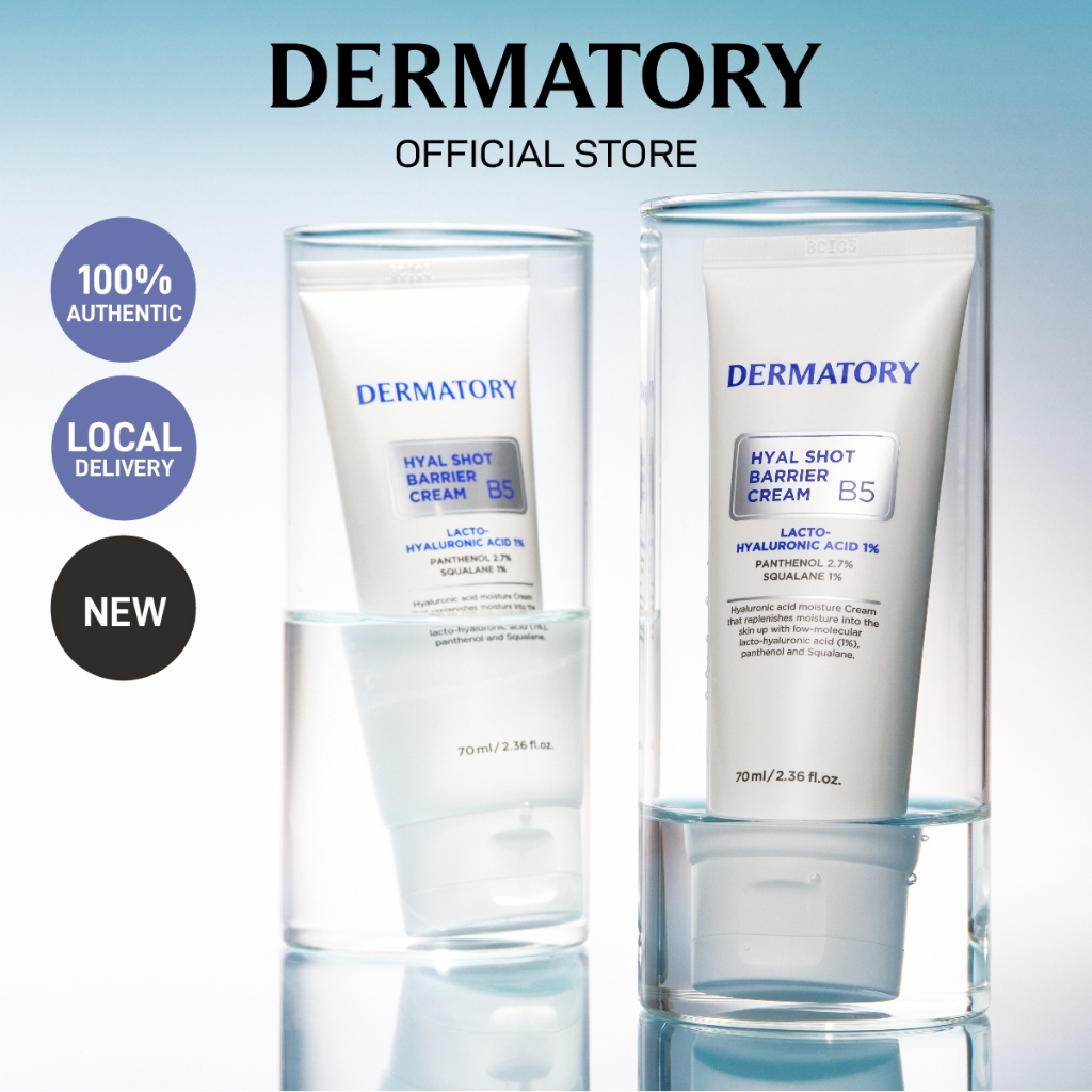 [DERMATORY] Hyal Shot Barrier Cream B5 70ml (Moisturizing | Water ...