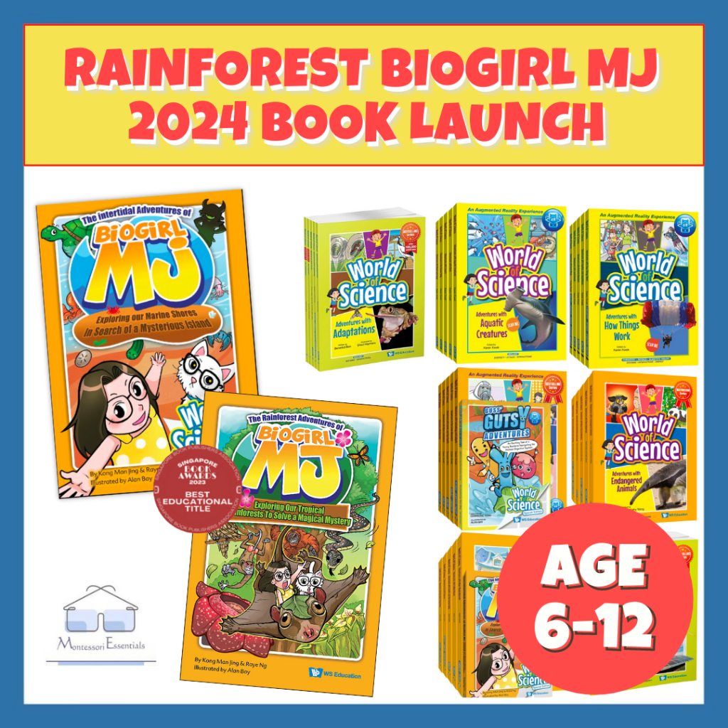 [SG STOCK] WS E - Biogirl MJ Comic Book and World of Science Full Set ...