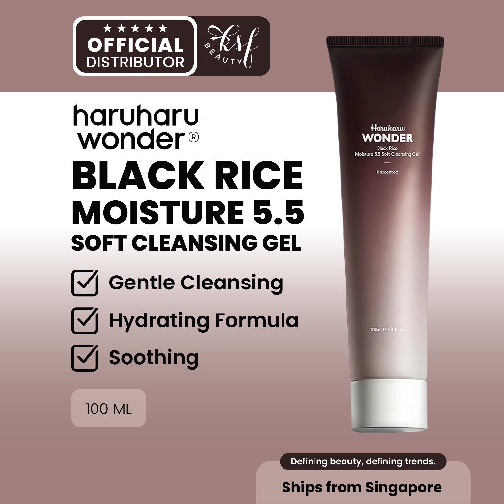 Haruharu Wonder Black Rice Moisture 5.5 Soft Cleansing Gel (150ml ...