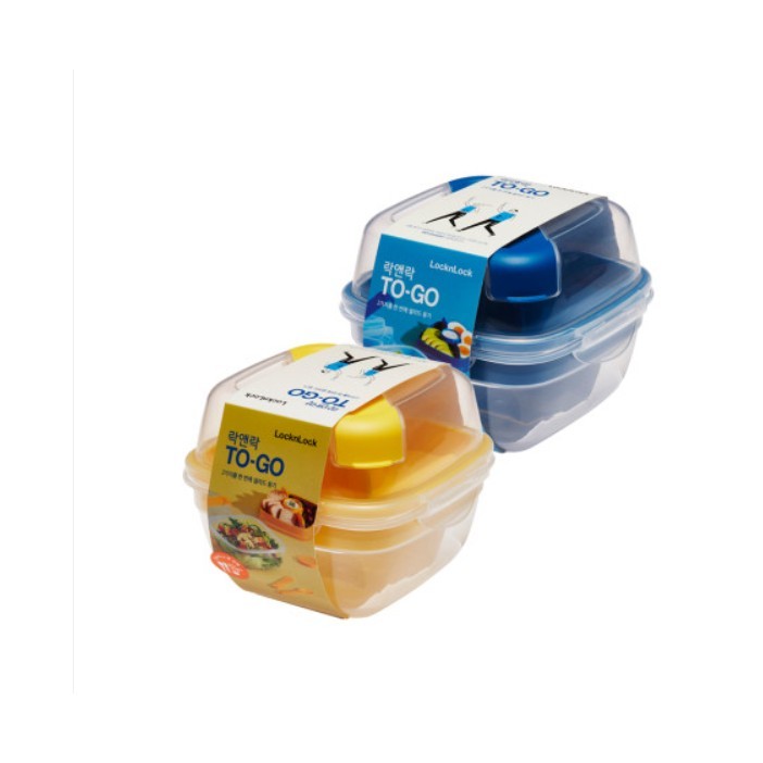 Lock & Lock Salad Office Worker Lunch Box (Meal Prep Container To Go 2 ...