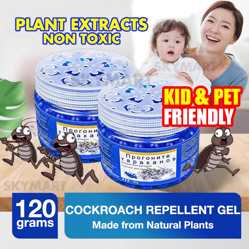 100% Plant Based Cockroach Repellent Gel Indoor Insect Repellent ...