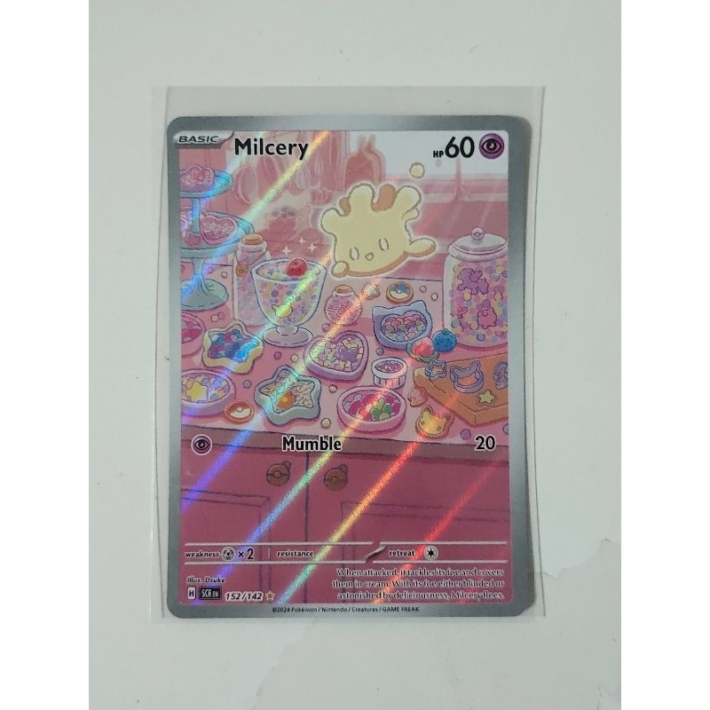 Pokemon milcery illustration rare stellar crown card | Shopee Singapore