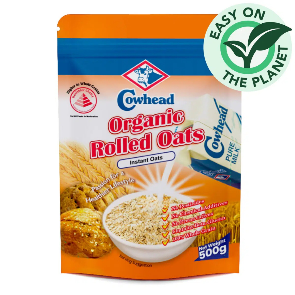 Cowhead Instant Organic Rolled Oats | Shopee Singapore