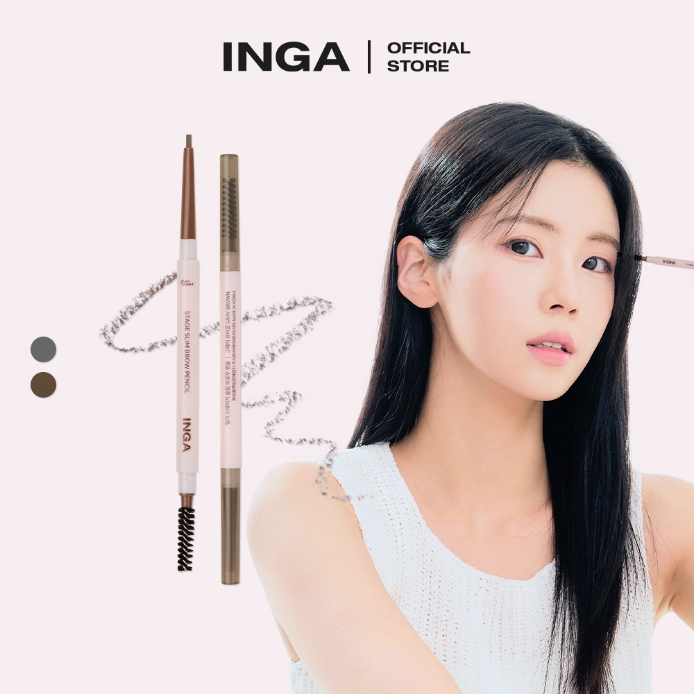 INGA Stage Slim Brow Pencil (2 colors) | Shopee Singapore
