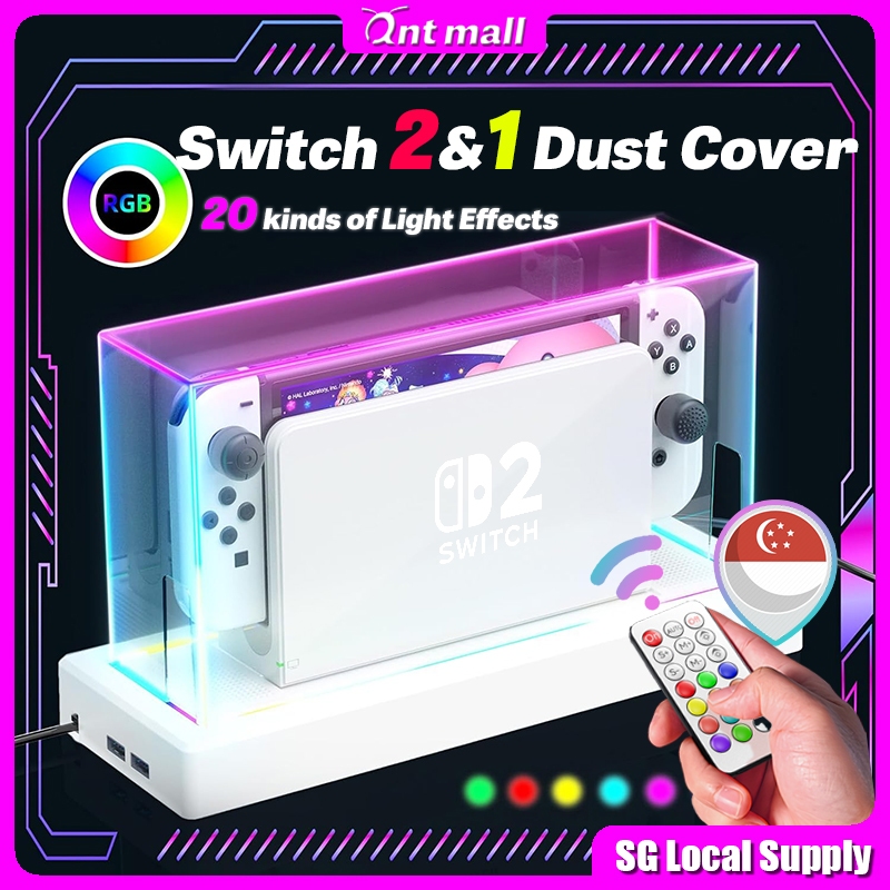 [SG READY STOCK] Nintendo Switch 2 Oled Dust Cover Base Transparent ...