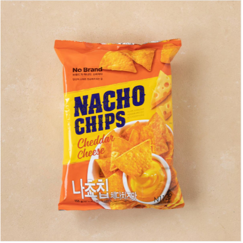 [No Brand] Nacho Chips Cheddar Cheese 155g 노브랜드 나쵸칩 체다치즈맛 | Shopee ...