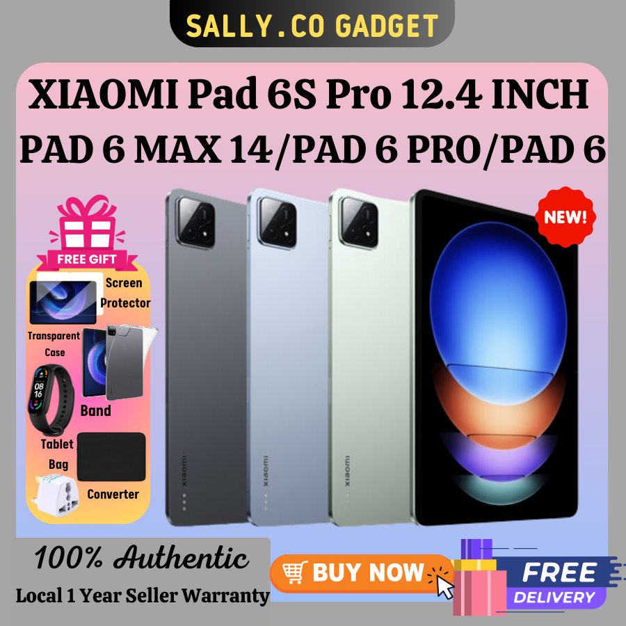 Xiaomi Pad 6 /Pad 6 Pro/Pad 6S Pro 12.4inch/ Pad 6 Max 14 inch 1 Year Seller Warranty Original ...