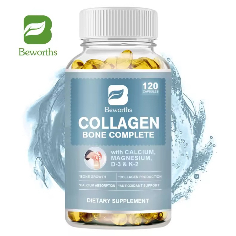 BEWORTHS Collagen Bone Complete Capsules Formula with Plant Calcium ...