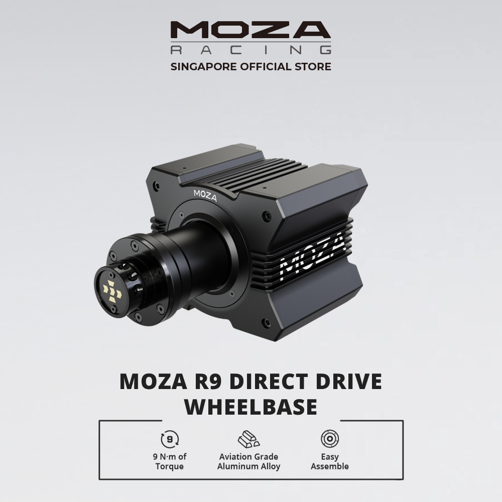 MOZA Racing R9 Direct Drive Wheelbase | Shopee Singapore