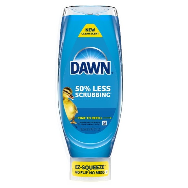 Dawn Ultra EZ-Squeeze 50% Less Scrubbing Dishwashing Liquid Dish Soap ...