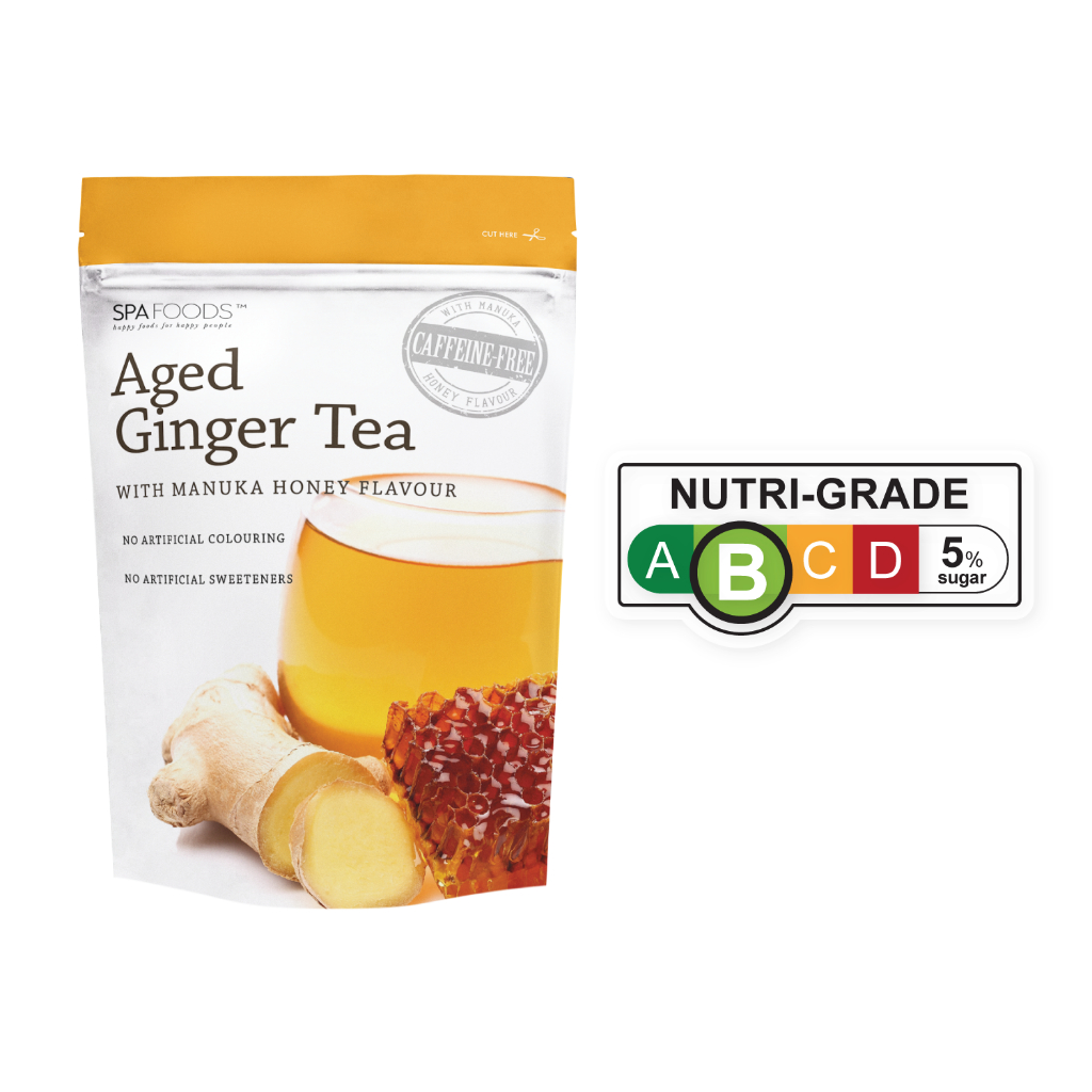 Spa Foods Aged Ginger Tea With Manuka Honey (15 Sachets) SpaFoods ...