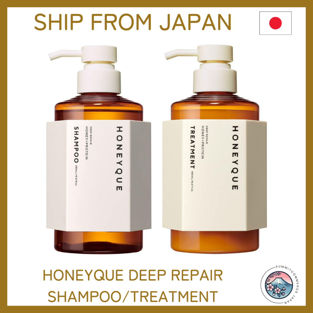 Honeyque Deep Repair Shampoo /Treatment /Bottle 450ml /Refill 400ml ...