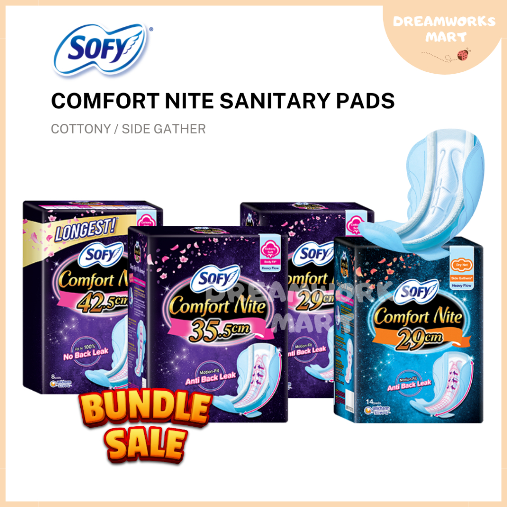 [Bundle Deal] SOFY Body Fit Comfort Nite Wings / Side Gather (Slim ...