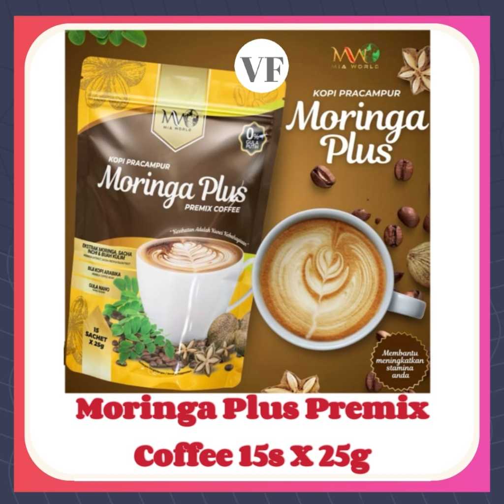 MORINGA PLUS PREMIX COFFEE 15s x 25g - SACHA INCHI & BUAH KULIM - HALAL | Shopee Singapore
