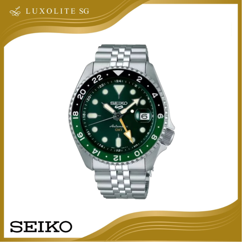 [Luxolite] Seiko 5 Sports SSK035 SKX GMT Automatic Men's Watch Sprite ...