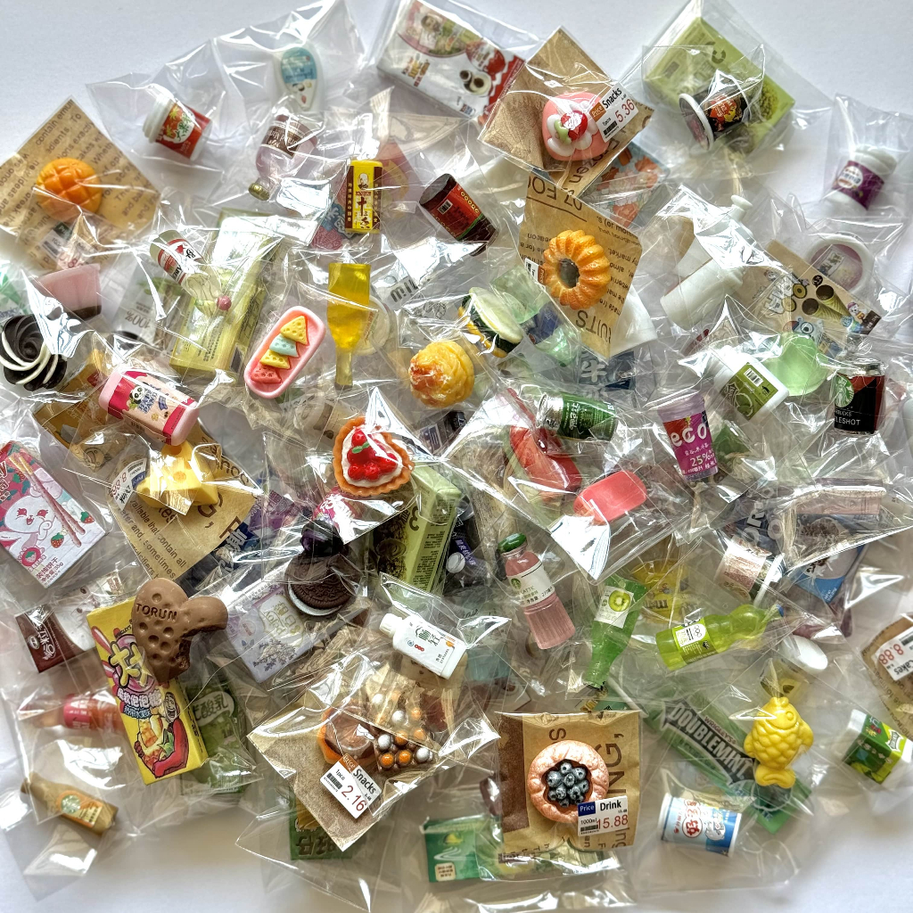 [SG] Cute Mini Food Toy Miniature Supermarket Food Snacks Toy ...